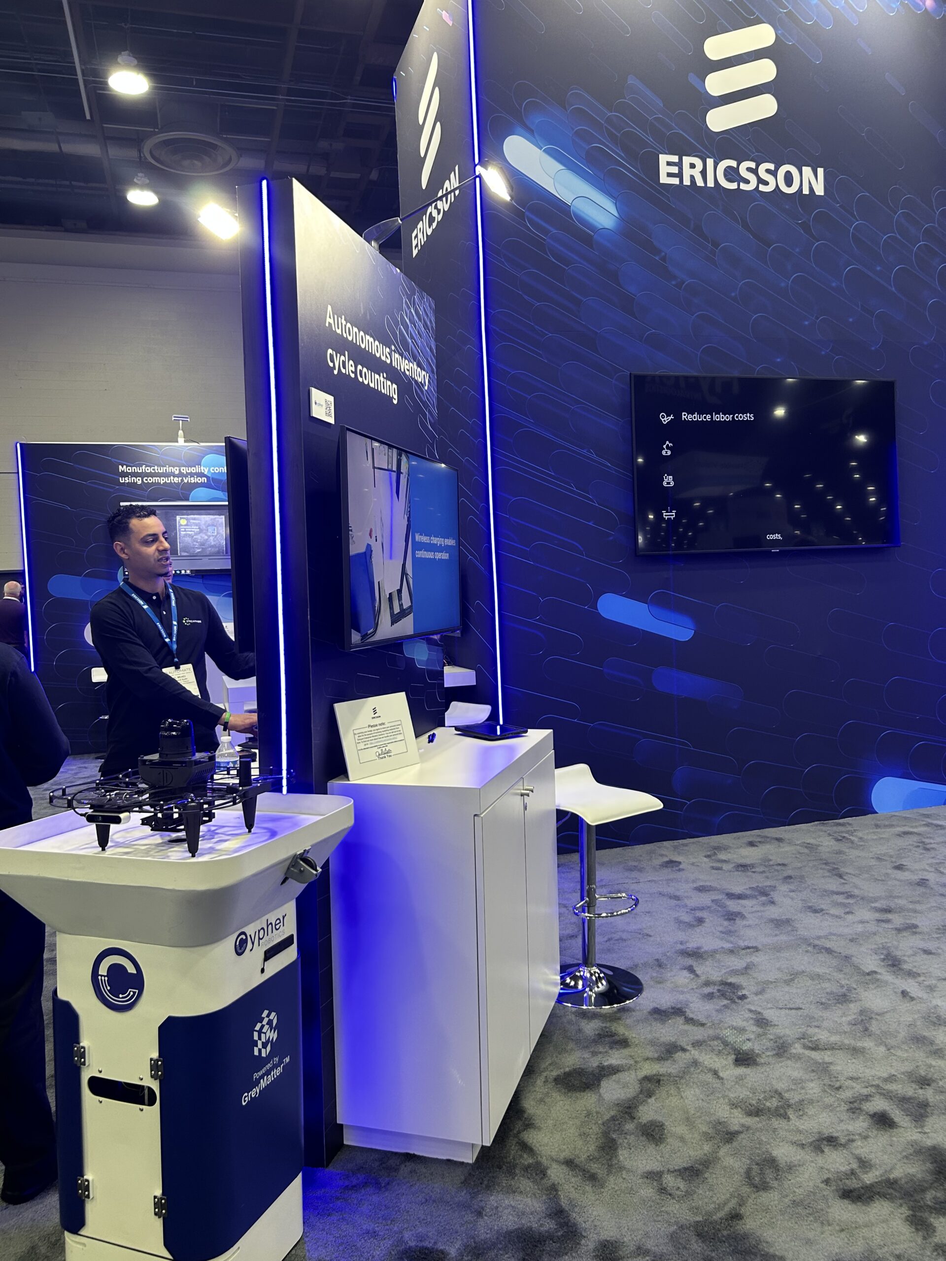 Cypher, Ericsson share the stage at Detroit's Automate 2025 show ...